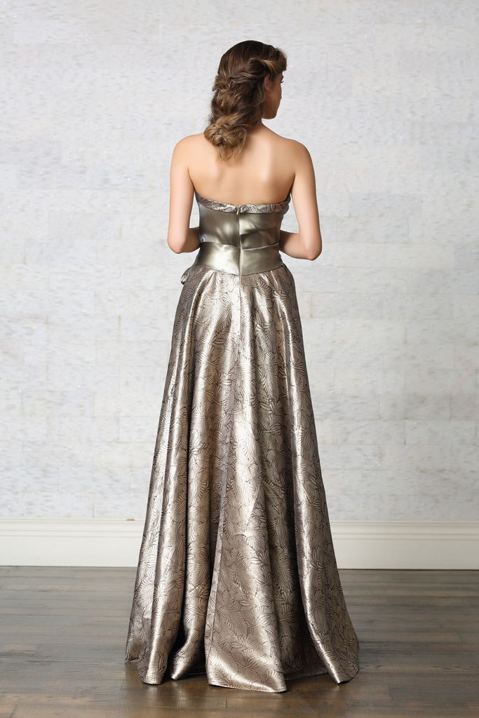 Draped Prom Dress – World Wide Couture