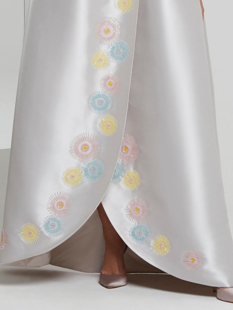 Embroidered Tulip Gown – World Wide Couture